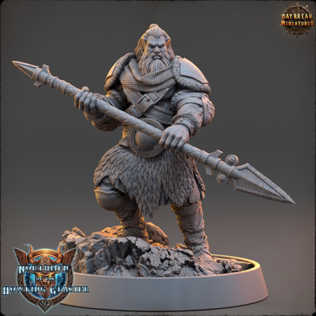 Vidar Paleface - Northmen of the Howling Glacier - 32mm Scale ...