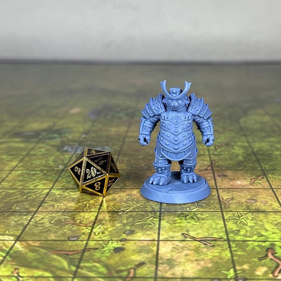 Male Panda Heavy Armor 32mm Scale Unpainted Miniature for Dnd ...