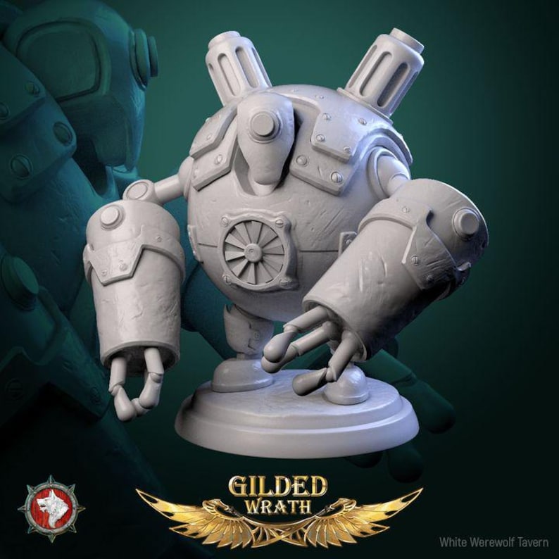Scrap Bots, Clockwork Constructs - Unpainted Miniature - Etsy