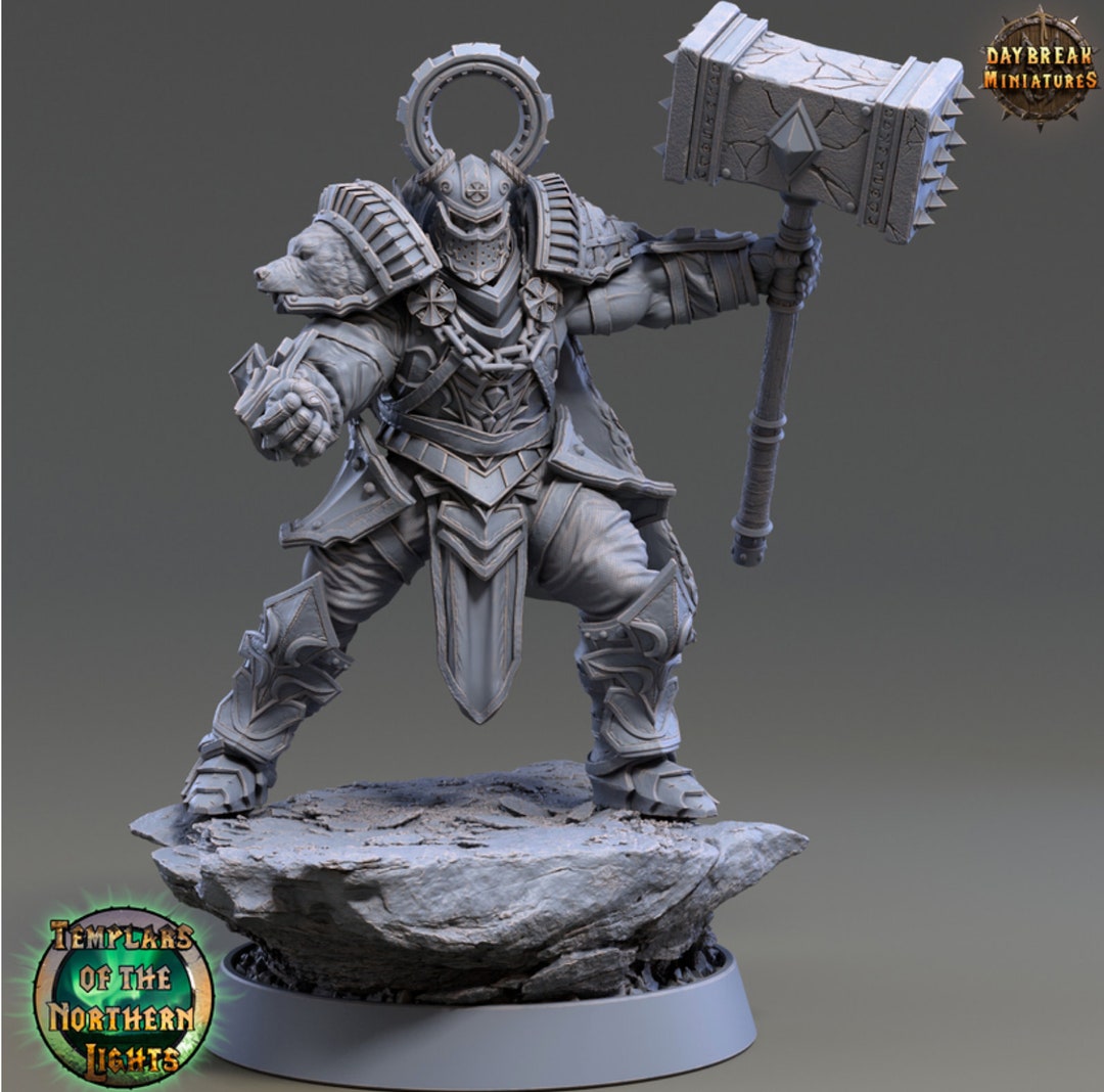 Ove Stonecold Human Paladin Templars of the Northern Lights - Etsy
