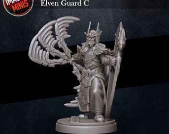 Blood Elf Paladin Barbarian Crimson Elf Miniature for - Etsy