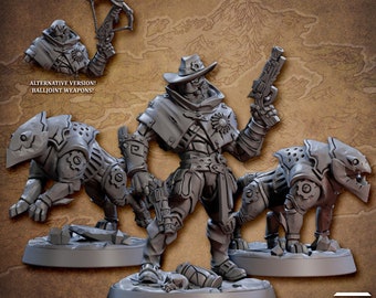 Clockwork Killer Artificer Gunslinger Fighter Miniature for Tabletop ...