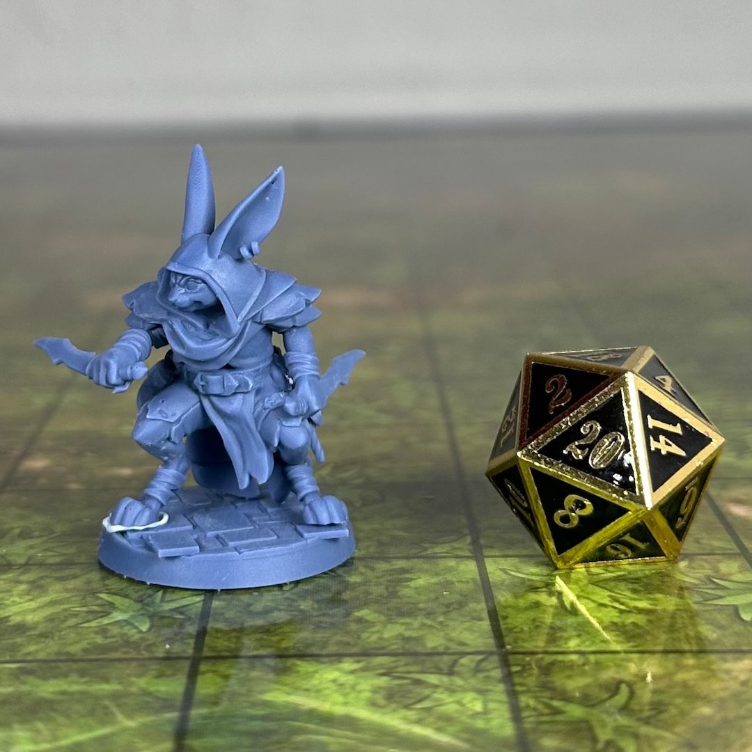 Rabbitfolk Rogue - Unpainted Miniature - Etsy