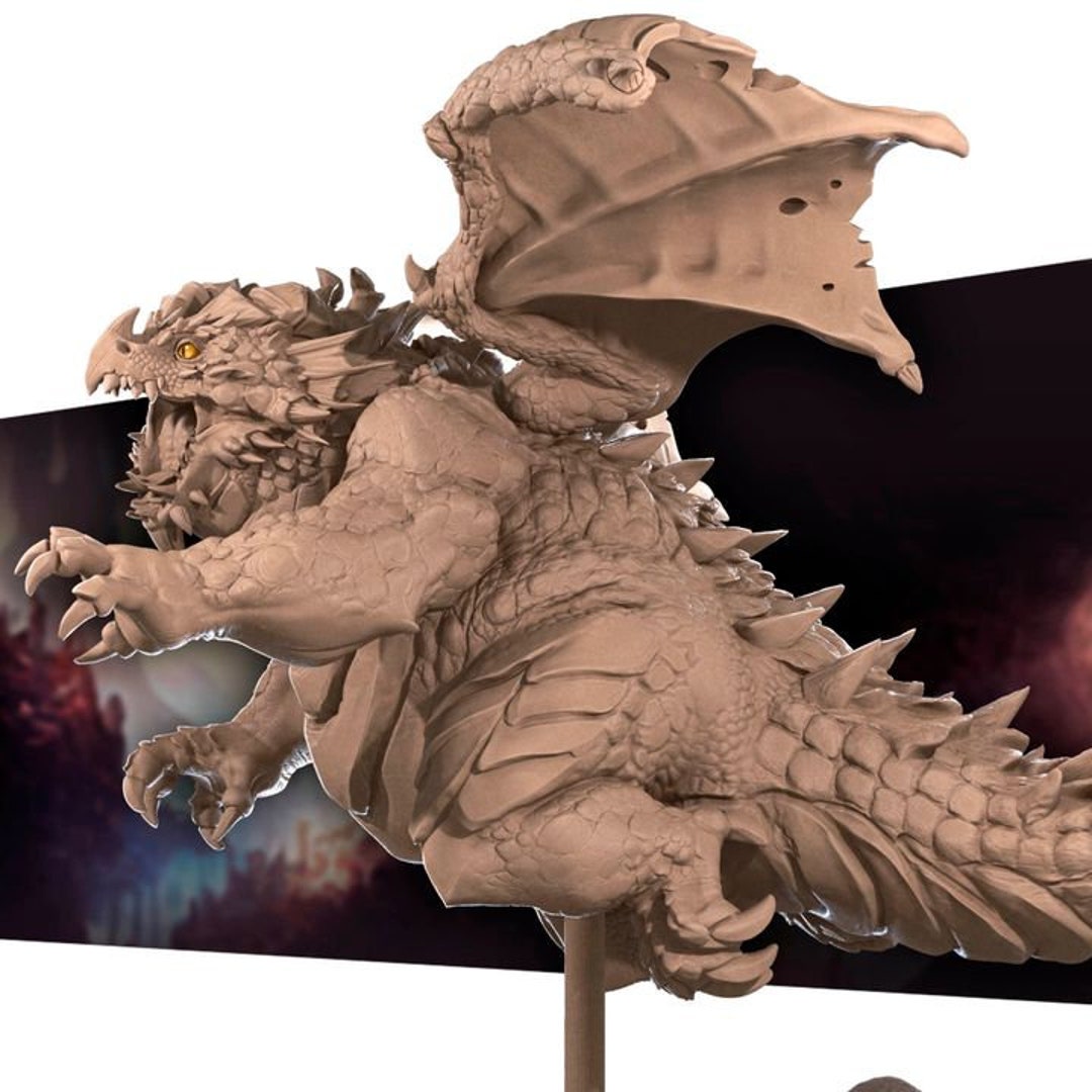Chunky Dragon - Forge Boss - 32mm, 35mm Scale - Unpainted Miniature - Etsy