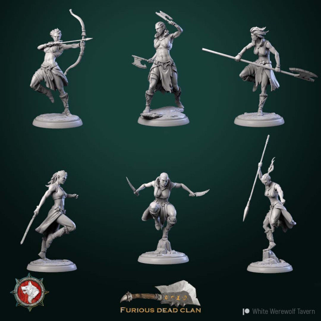 Orc Assassins 6 Poses Unpainted Miniature - Etsy