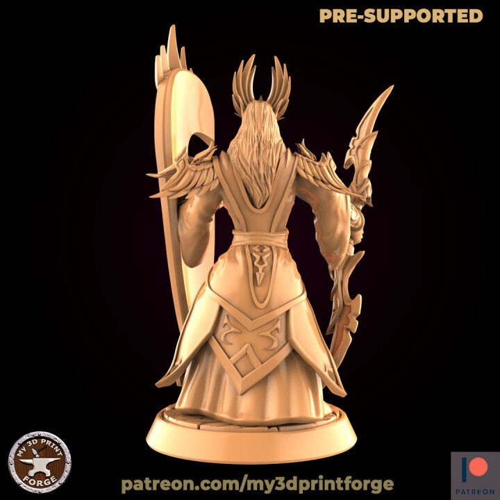 Elf Spellbreaker Unpainted Miniature - Etsy