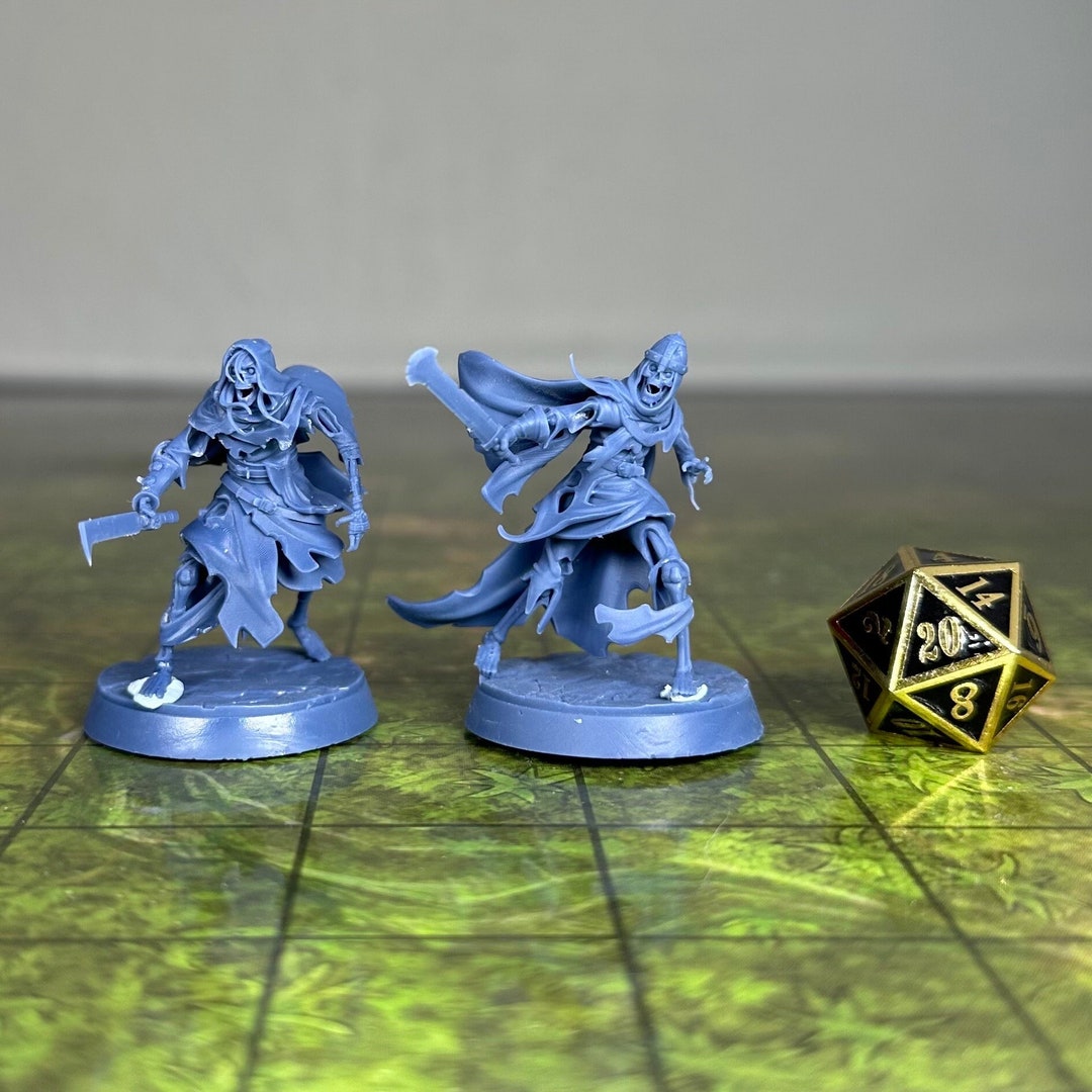 Reaver Knights, Undead Knights 32mm Scale Unpainted Miniature for Dnd ...