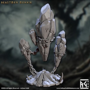 Menhir - Rise of the Beastmen Set - Unpainted Miniature - Etsy