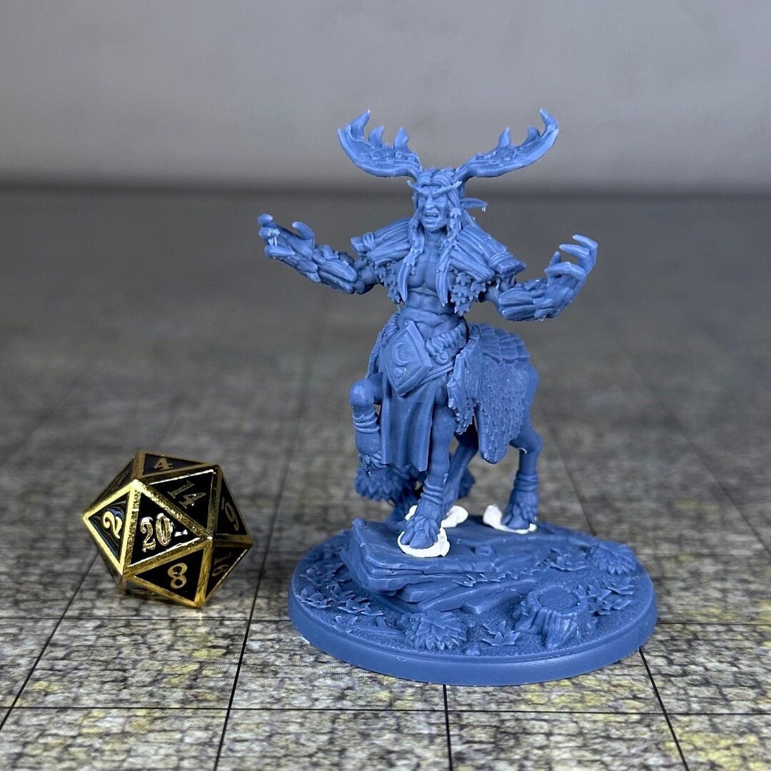 Forest Centaur Pose C Unpainted Miniature - Etsy