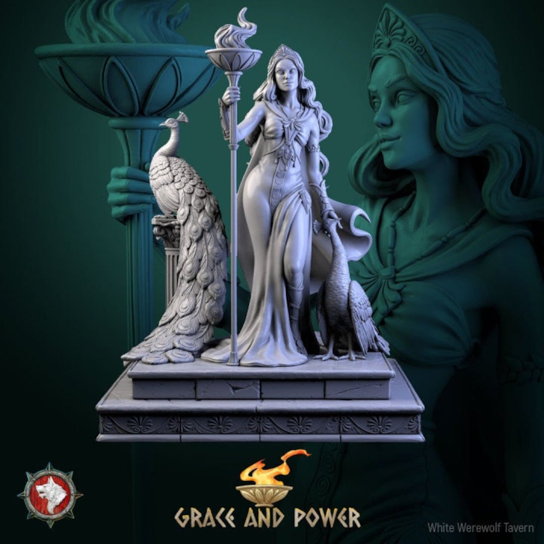 Hera - Grace and Power Set - Unpainted Miniature - Etsy