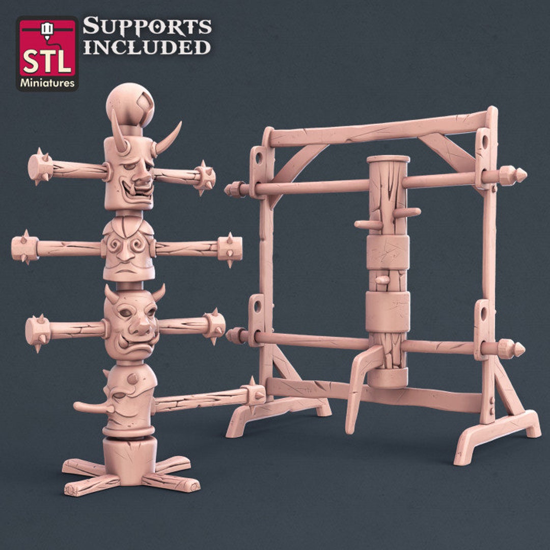 Monk Trainer 32mm Scale Unpainted Miniature for Dnd, Pathfinder ...