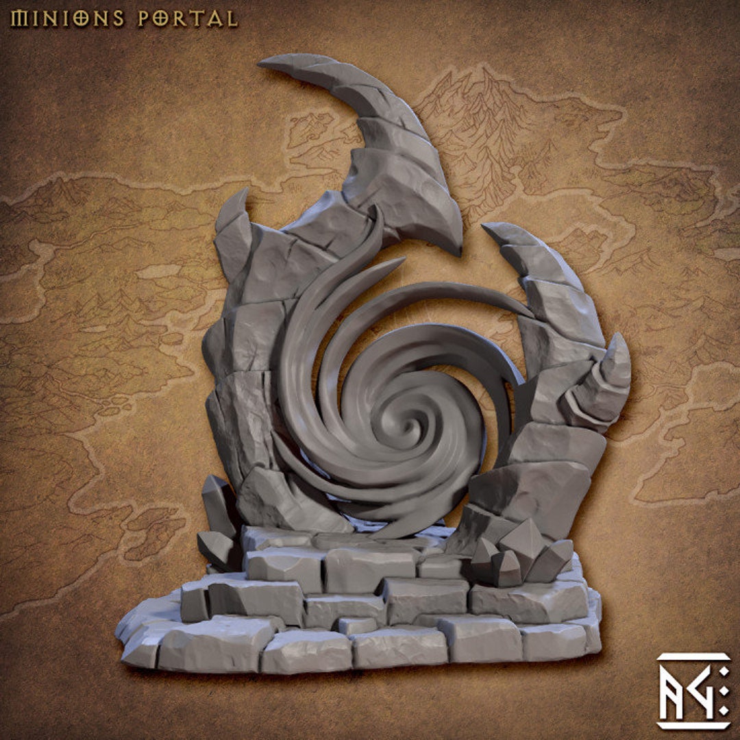 Abyssal Portal - 32mm Scale - Unpainted Miniature - Etsy