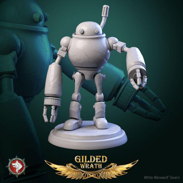 Scrap Bots, Clockwork Constructs - Unpainted Miniature - Etsy