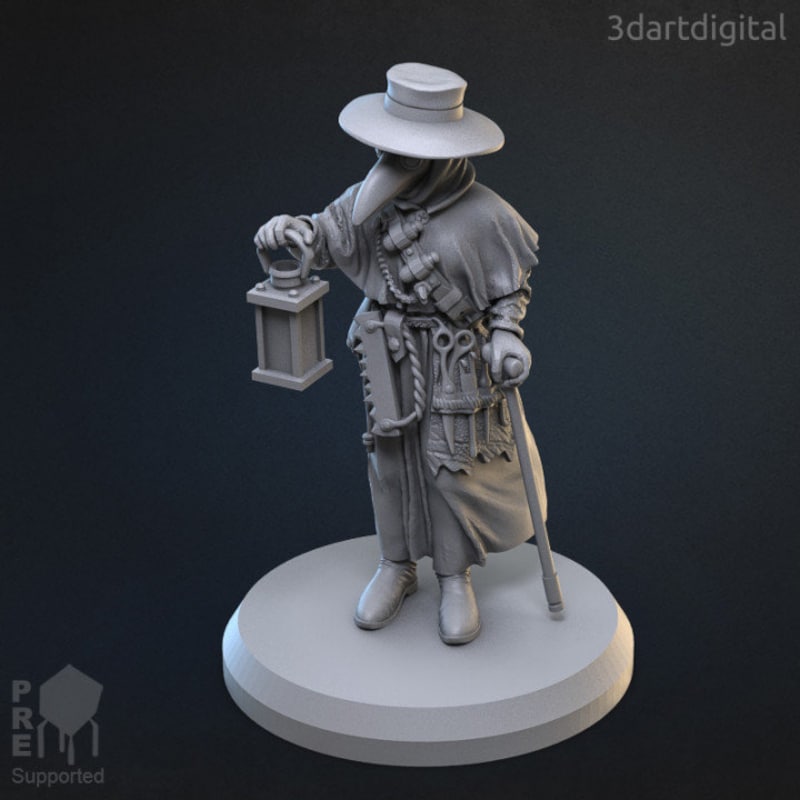 Plague Doctor Monster - Etsy