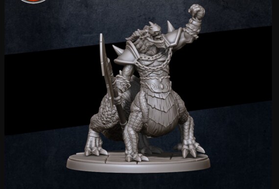 Dragonkin Guard Unpainted Miniature - Etsy