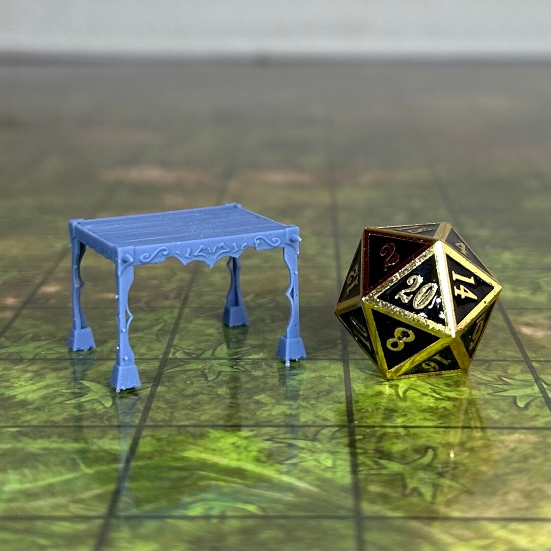 Empty Desk Jail Set 32mm Scale Unpainted Miniature for Dnd, Pathfinder ...
