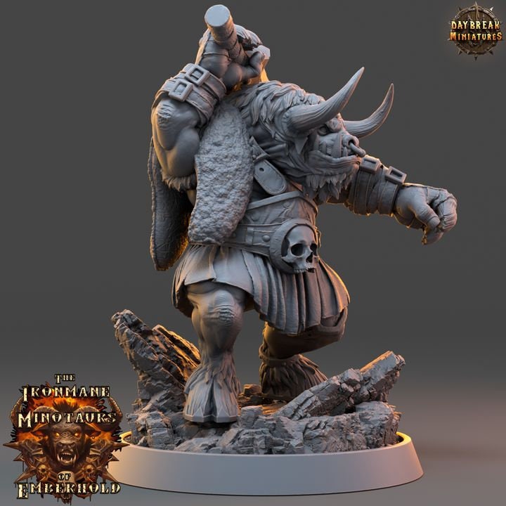 Zorath Hellbane - the Ironmane Minotaurs of Emberhold - Unpainted ...