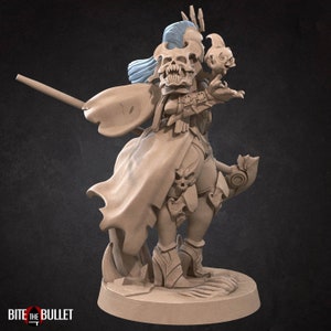 Hero Necromancer Human Necromancer Unpainted Miniature - Etsy