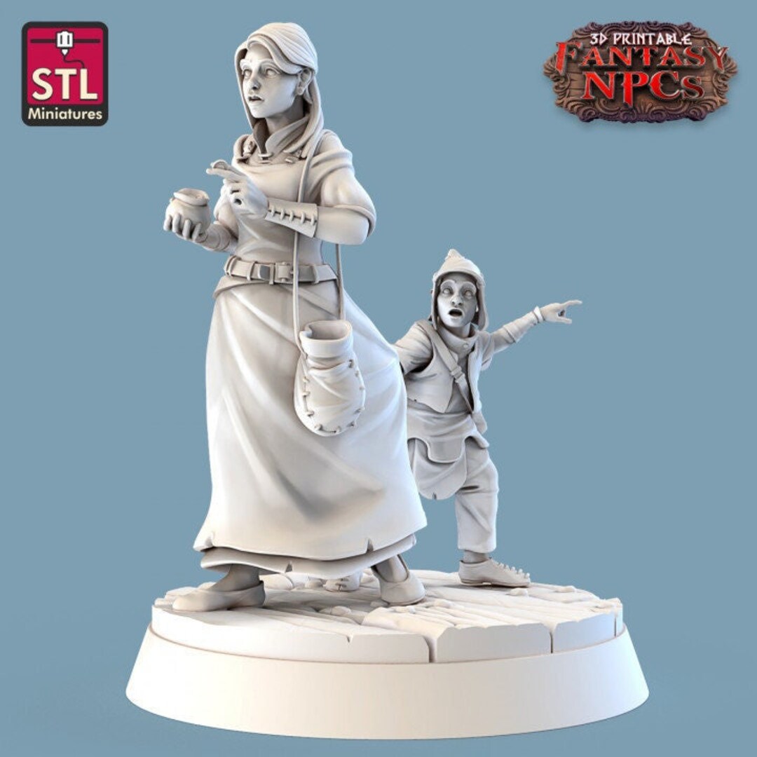 Female Customer - Female Shop Patron - Unpainted Miniature - Etsy