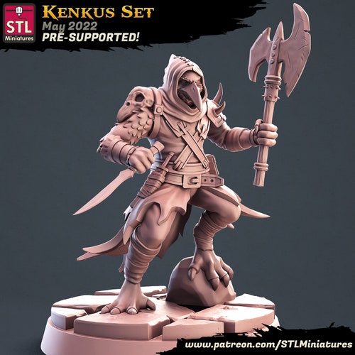 Kenku Ranger Unpainted Miniature - Etsy UK
