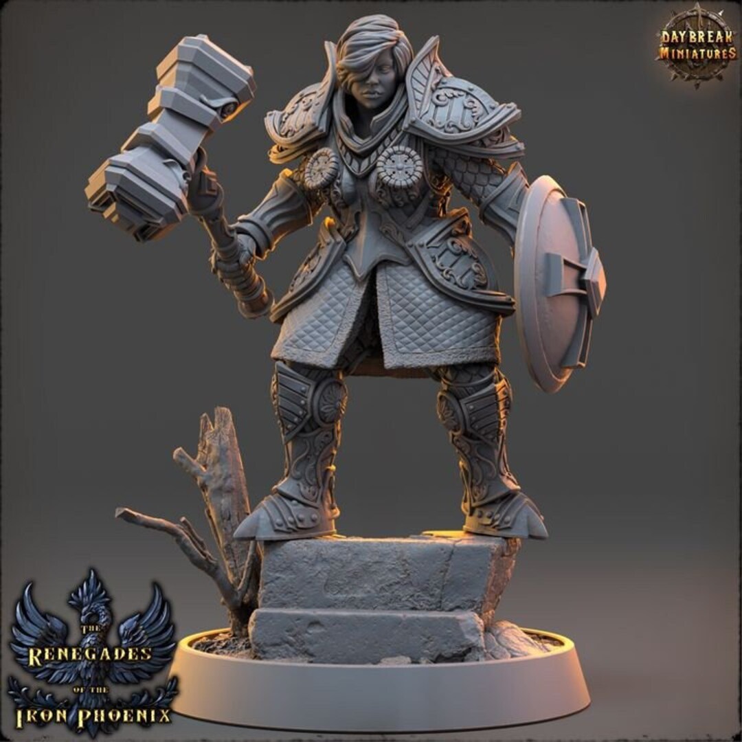 Female Paladin, Baronne Juliette De La Rose Sombre - the Renegades of ...