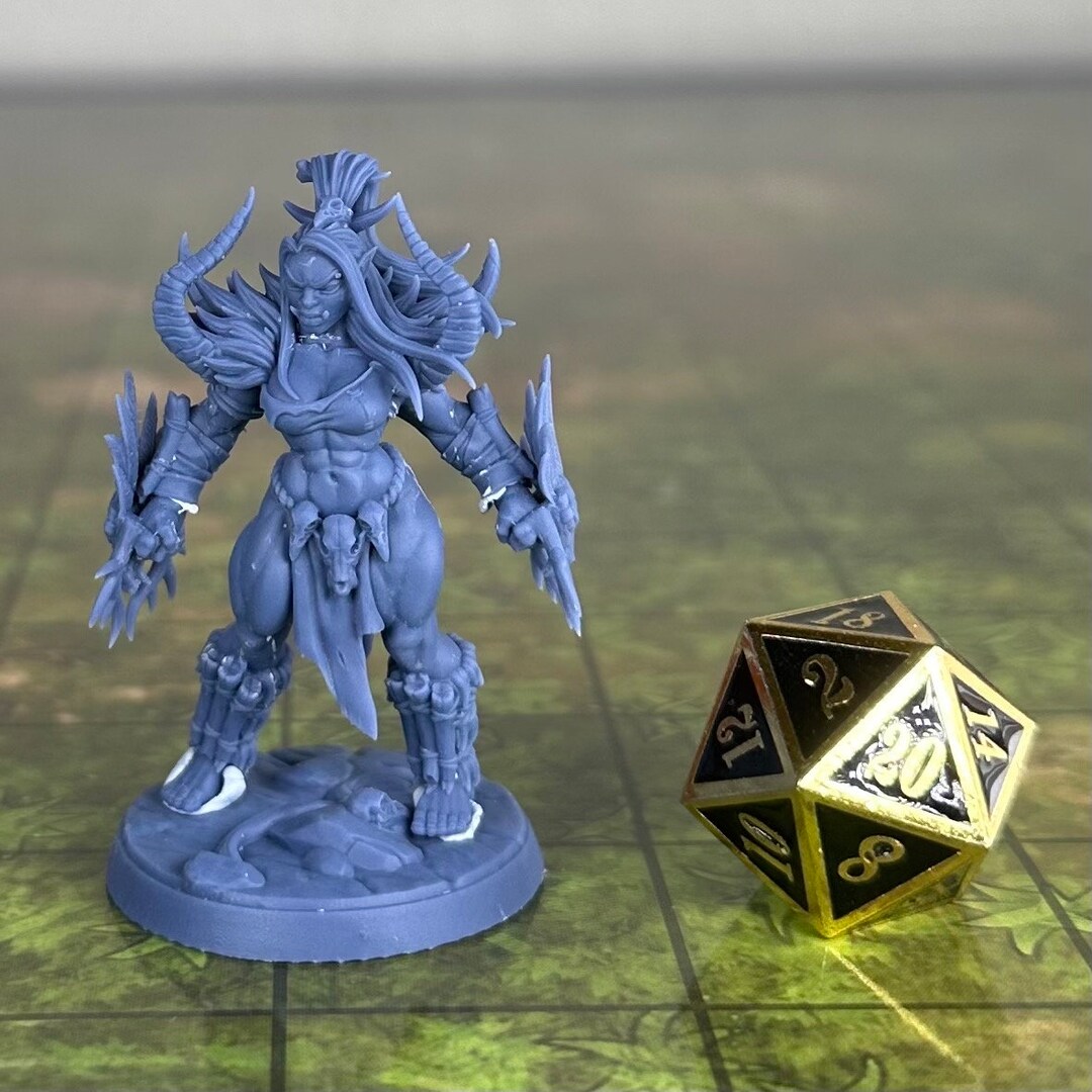 Vesdra the Shaman Pinup Blackcrag Orcs Set Unpainted Miniature - Etsy