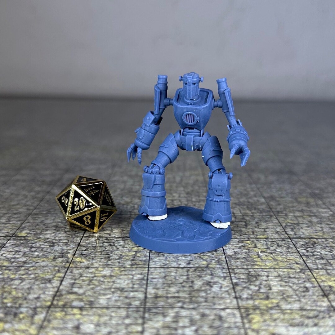 Medium Construct Pose A 32mm Scale Unpainted Miniature for Dnd ...