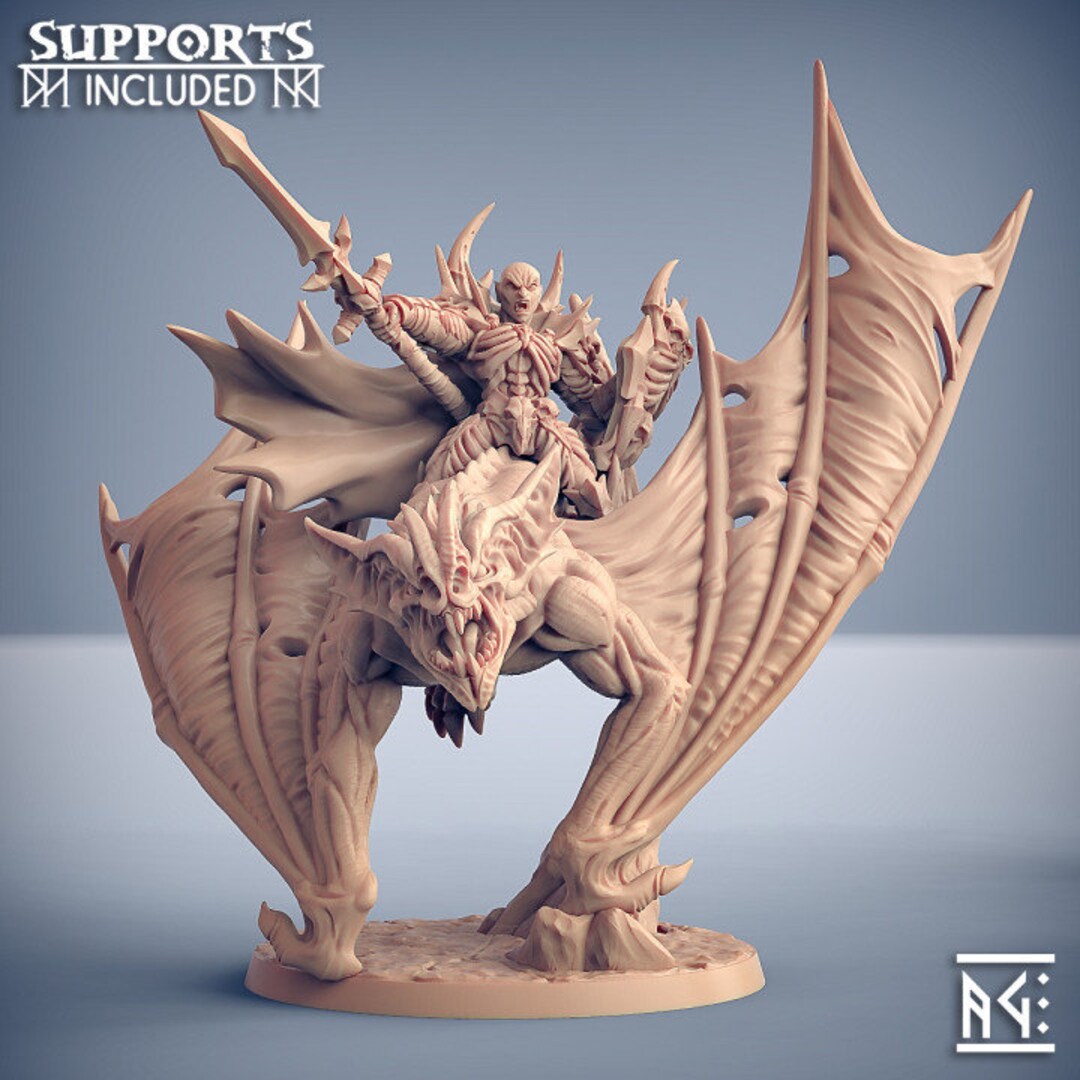 Bloodhunter Dire Bat With Bonelord Drakenmir, Soulless Clan Vampire ...