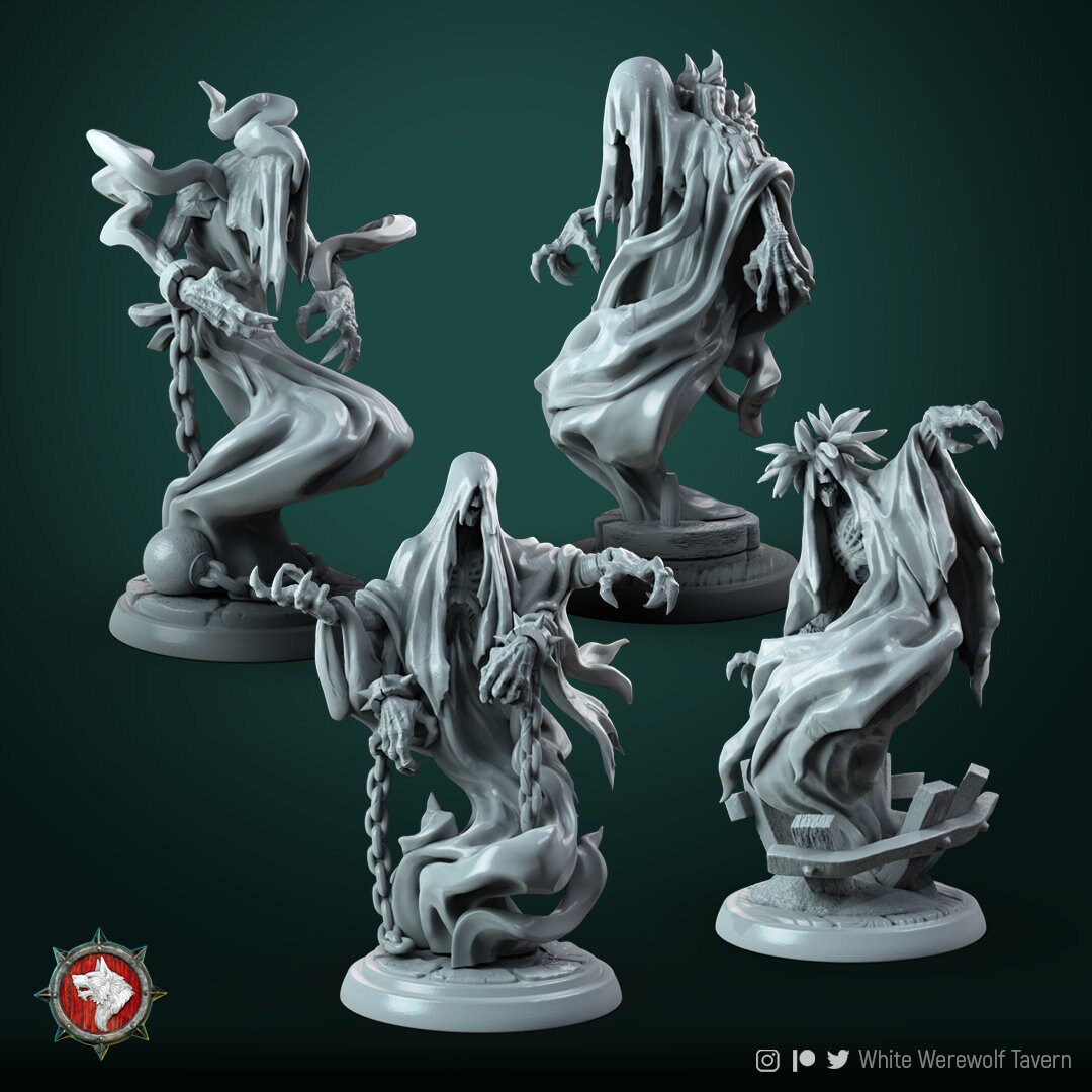 Specters - Unpainted Miniature - Etsy