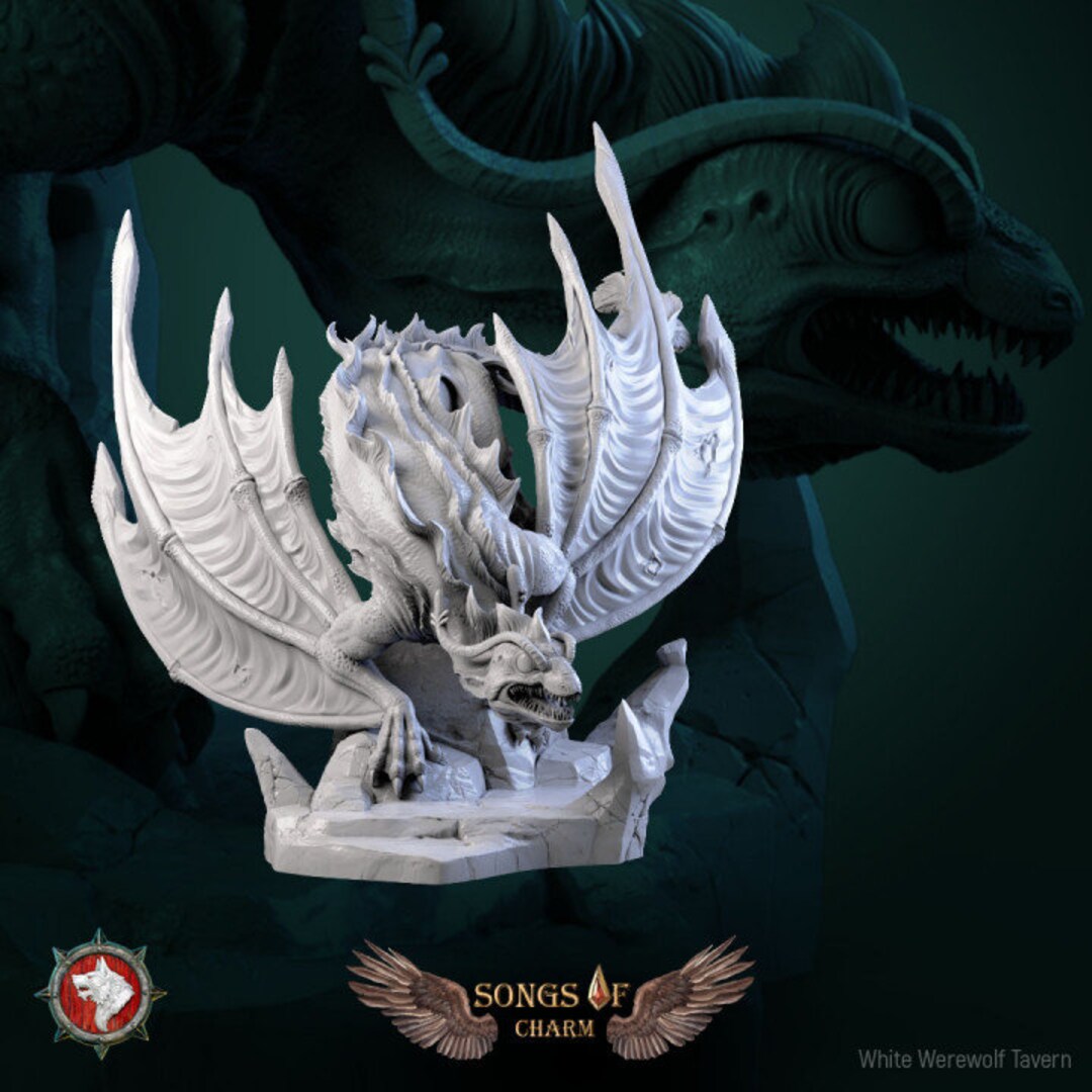 Dragonkin Abomination - Songs of Charm Set - 32mm Scale - Unpainted ...