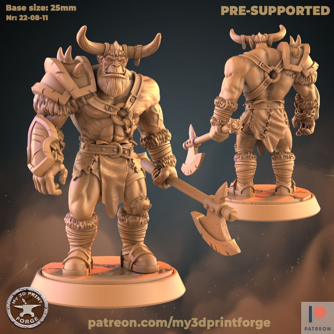 Orc Grunt - Standing - Unpainted Miniature - Etsy