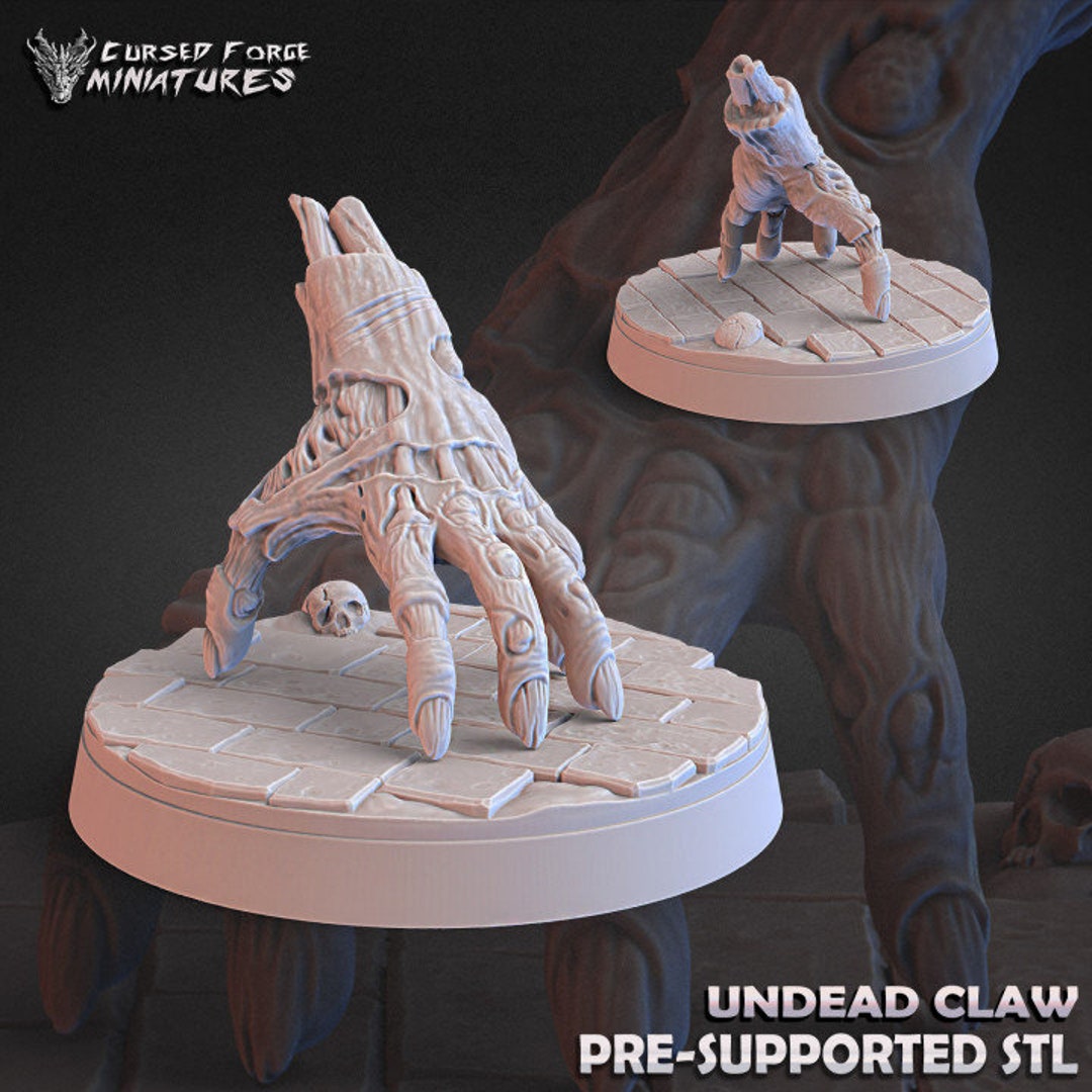 Crawling Claw - Unpainted Miniature - Etsy