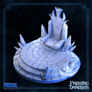 Throne the Freezing Darkness Masters of Dungeons Quest 32mm Scale ...
