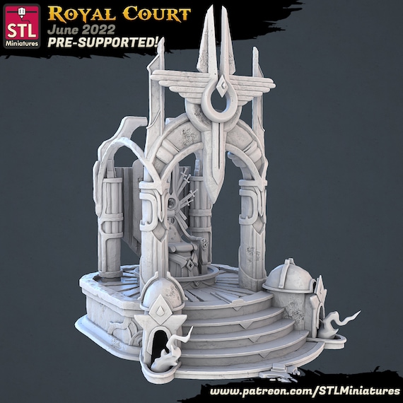 Throne Base Royal Court Set - Etsy
