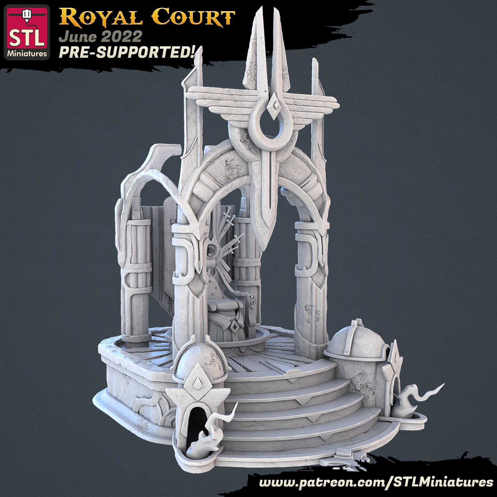 Throne Base Royal Court Set - Etsy