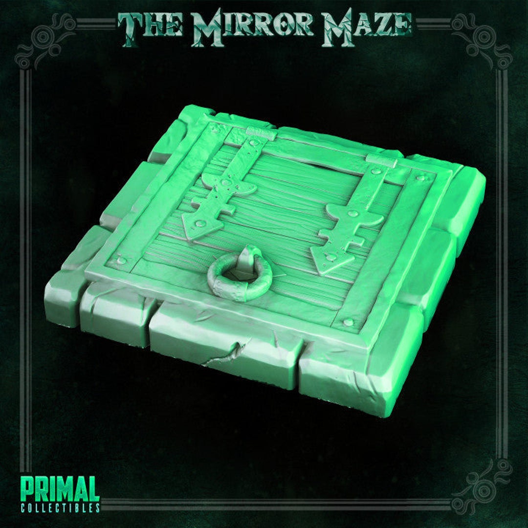 Trap Door - the Mirror Maze - Masters of Dungeons Quest - Unpainted ...