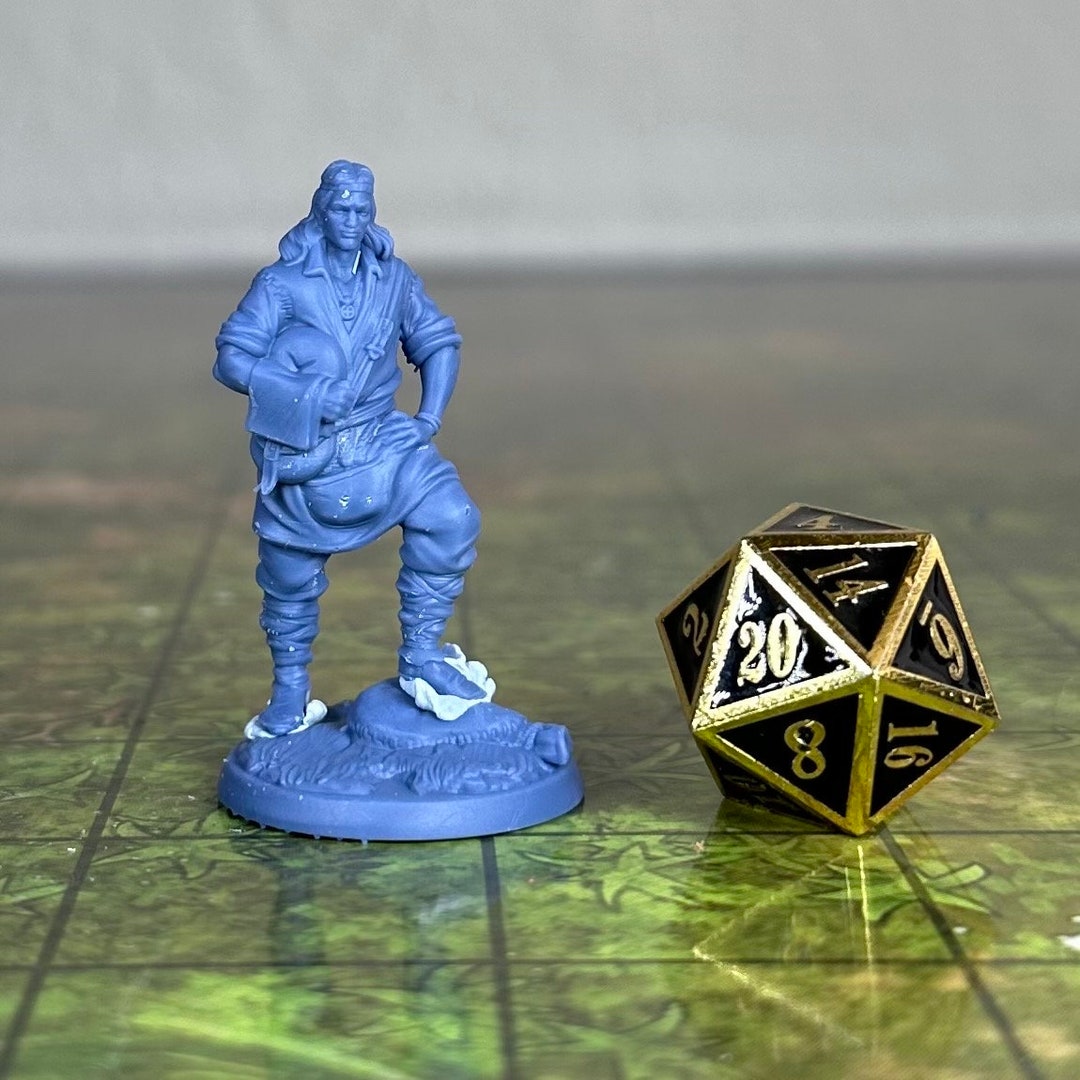 Miller - Townsfolk Miniature - 32mm Scale - Unpainted Miniature for Dnd ...