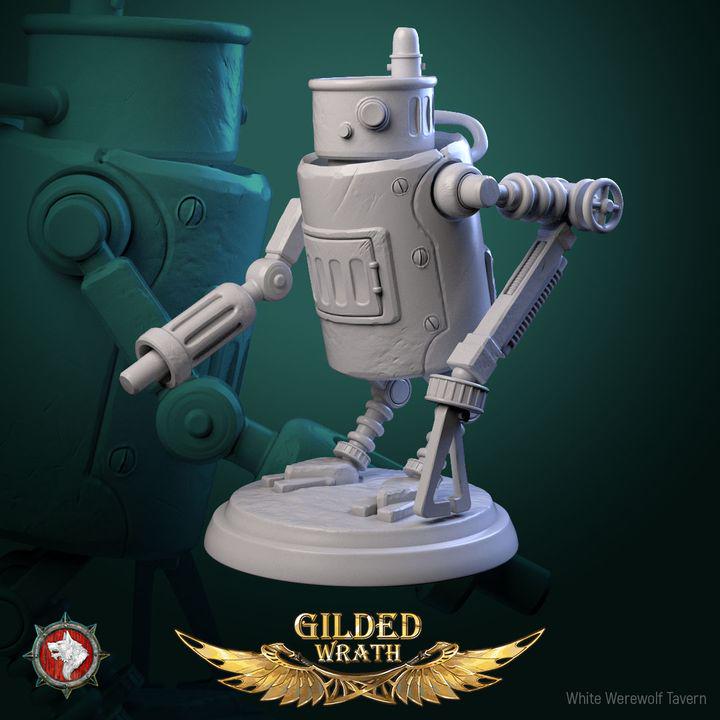 Scrap Bots, Clockwork Constructs - Unpainted Miniature - Etsy
