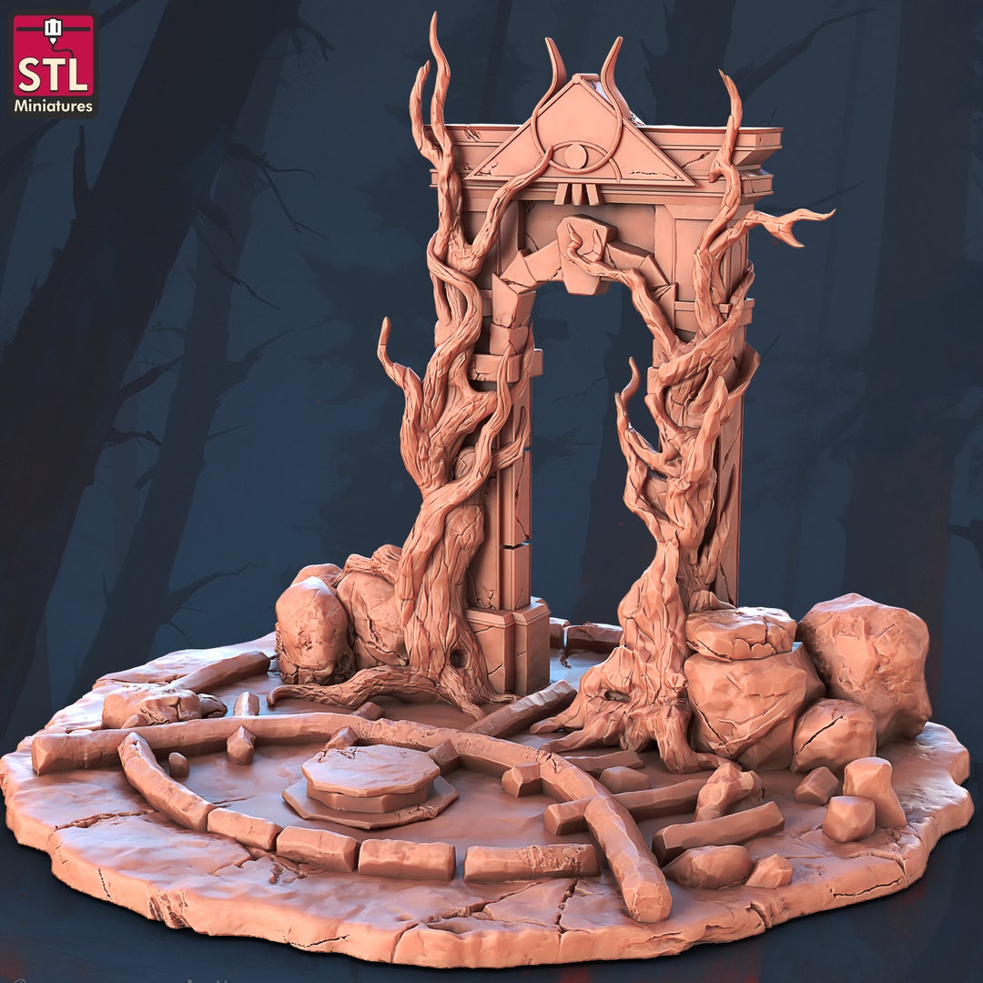 Shrine - Witches Council Set - 32mm Scale - Unpainted Miniature for Dnd ...