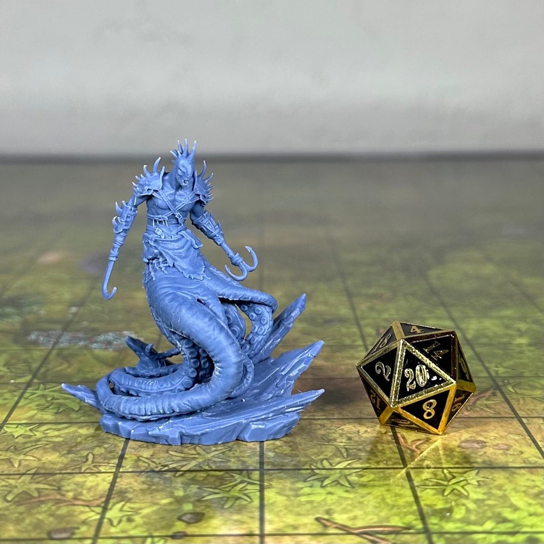 Sea Monster - 32mm Scale - Unpainted Miniature - Etsy
