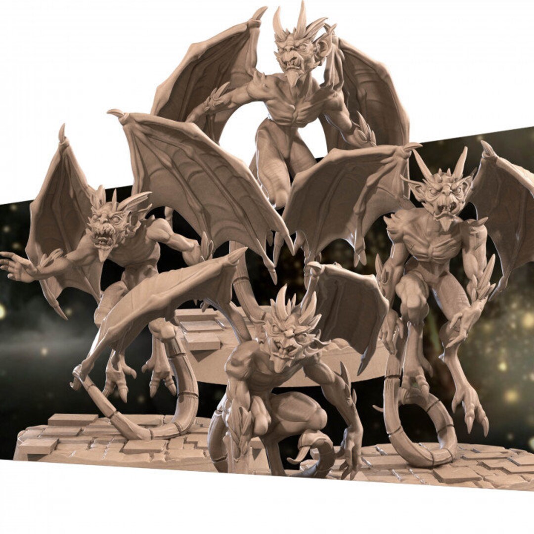 Imps - Blood Minions - 35mm Scale - Unpainted Miniature for Dnd ...