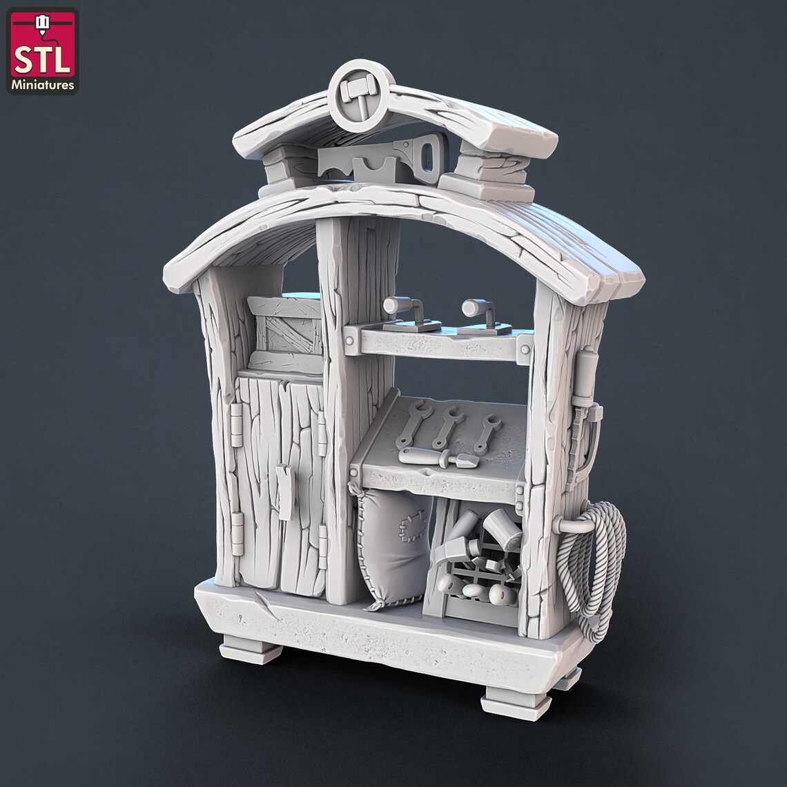 Construction Set - Townsfolk Npcs - Unpainted Miniature - Etsy
