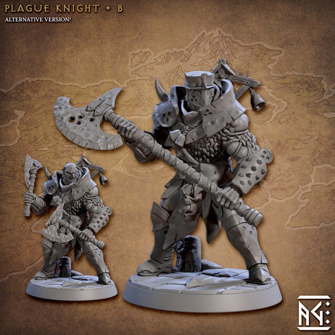 Plague Knight - Pose B - Rodburg Cultist of Melmora - Unpainted ...