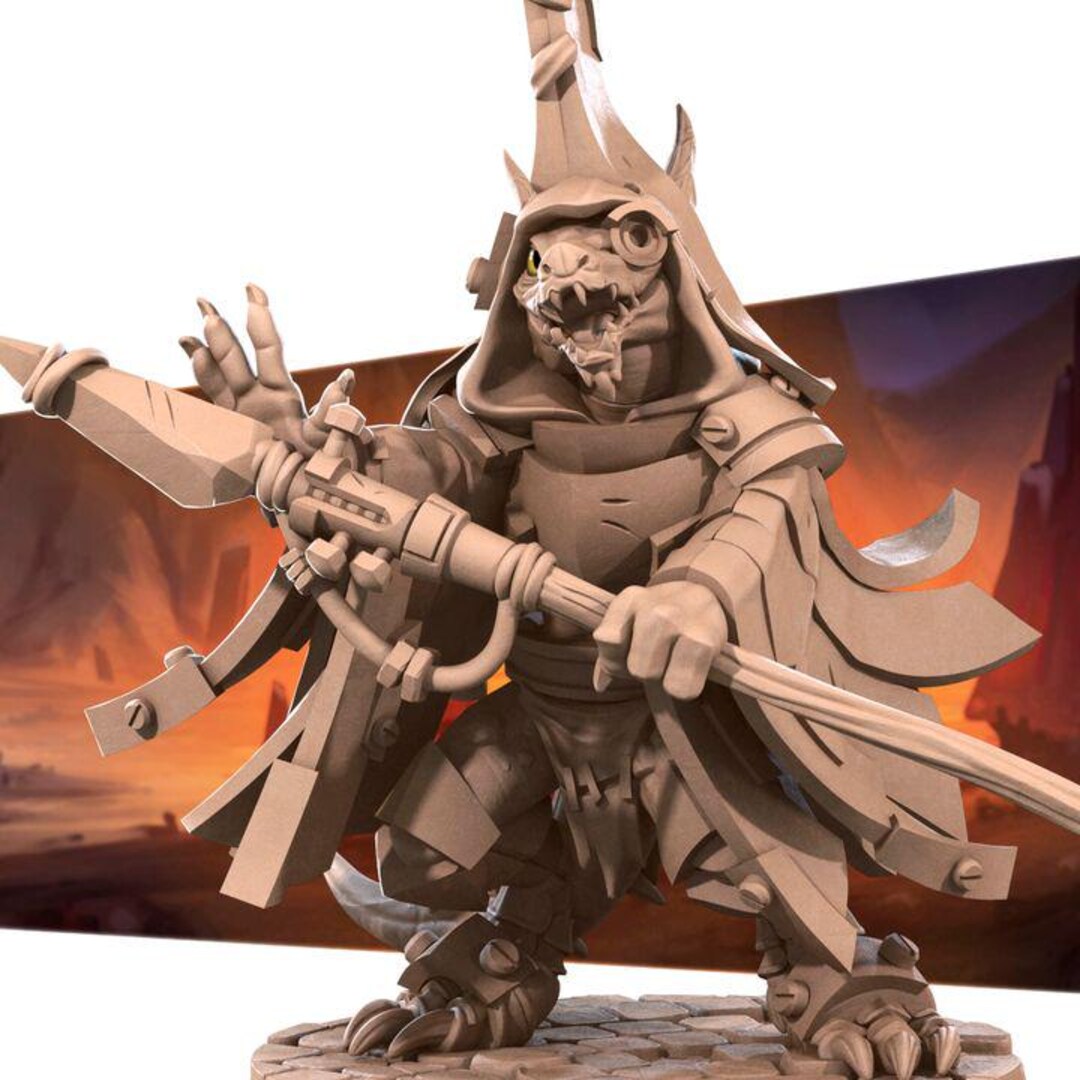 Kobold Wizard - 32mm, 35mm Scale - Unpainted Miniature - Etsy