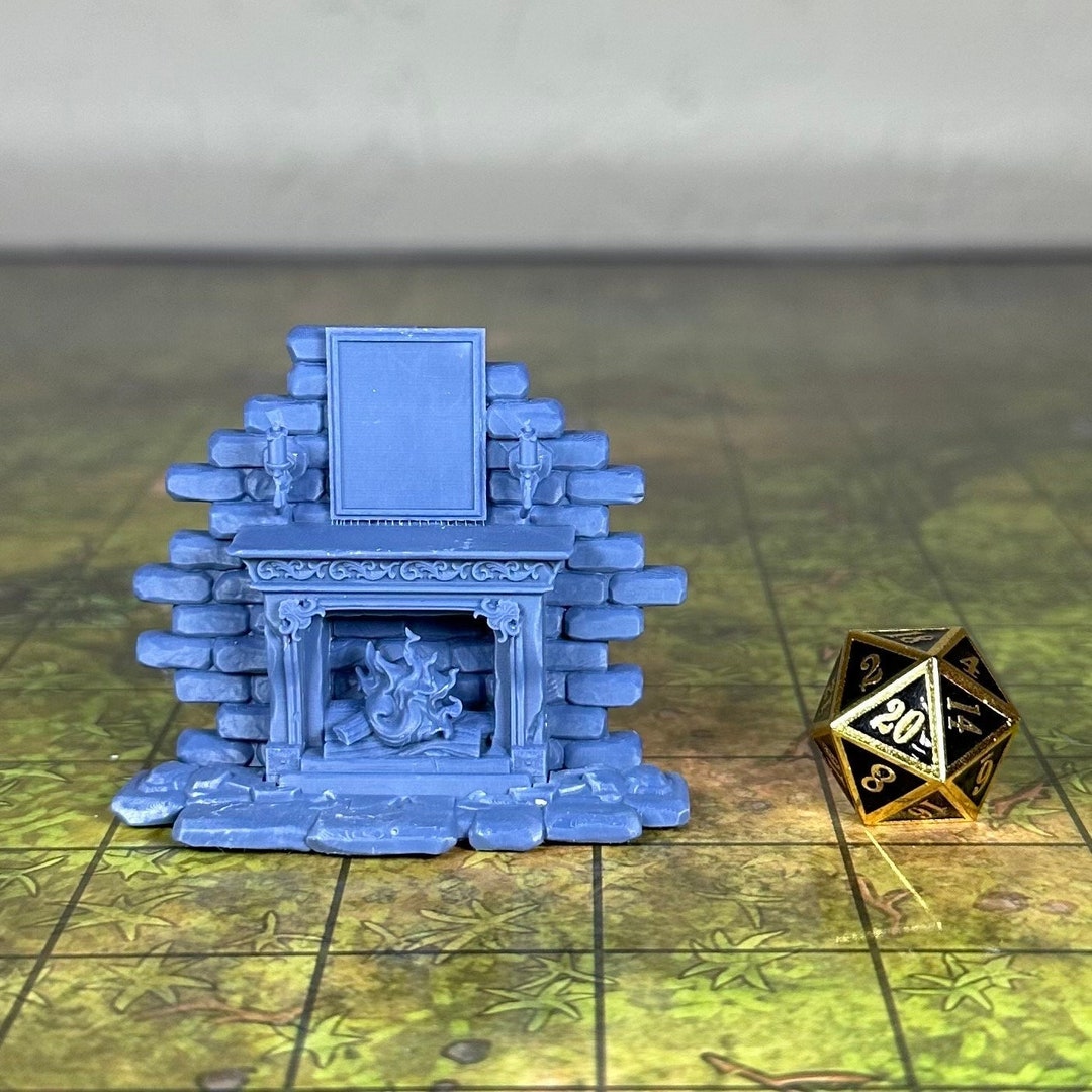 Fireplace - Masters of Dungeons Quest - 28mm, 32mm Scale - Unpainted ...