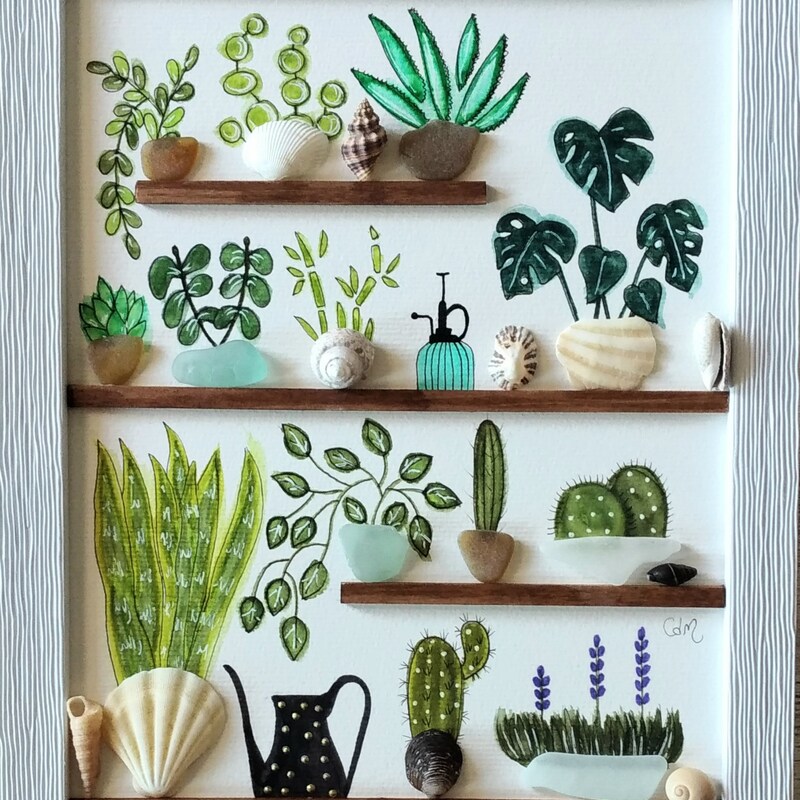 Sea Glass Wall Art - Etsy