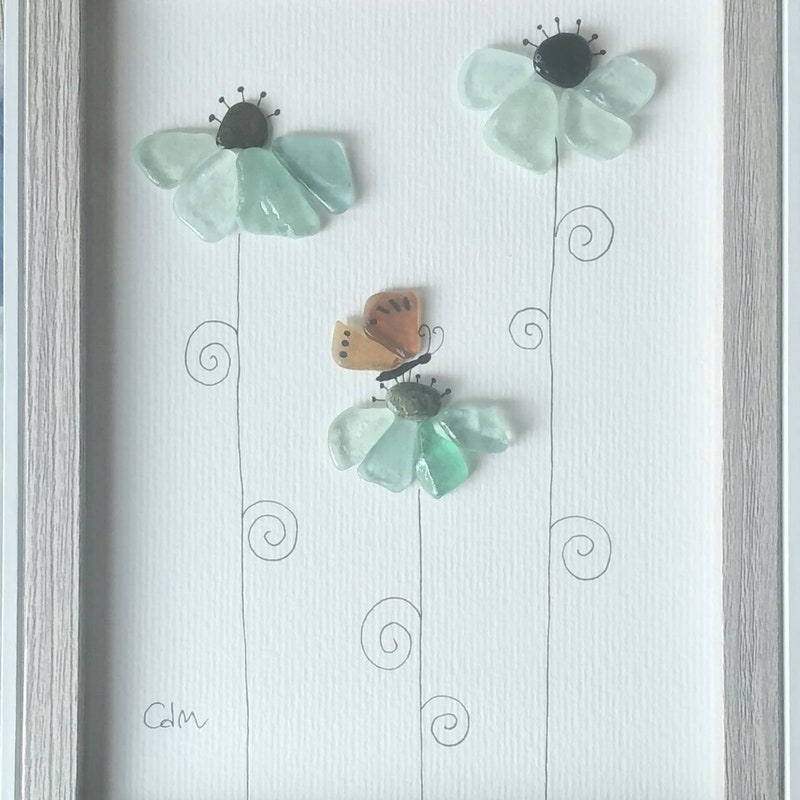 Seaglass Hummingbird - Etsy