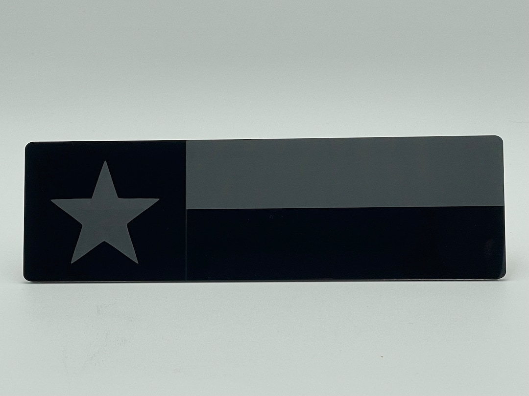 EZGO RXV TXT Badge/emblem Plate- Texas Flag- Laser Engraved Acrylic - Etsy
