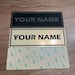 Personalized Golf Cart Badge: Laser Engraved Acrylic EZGO TXT RXV Tempo ...