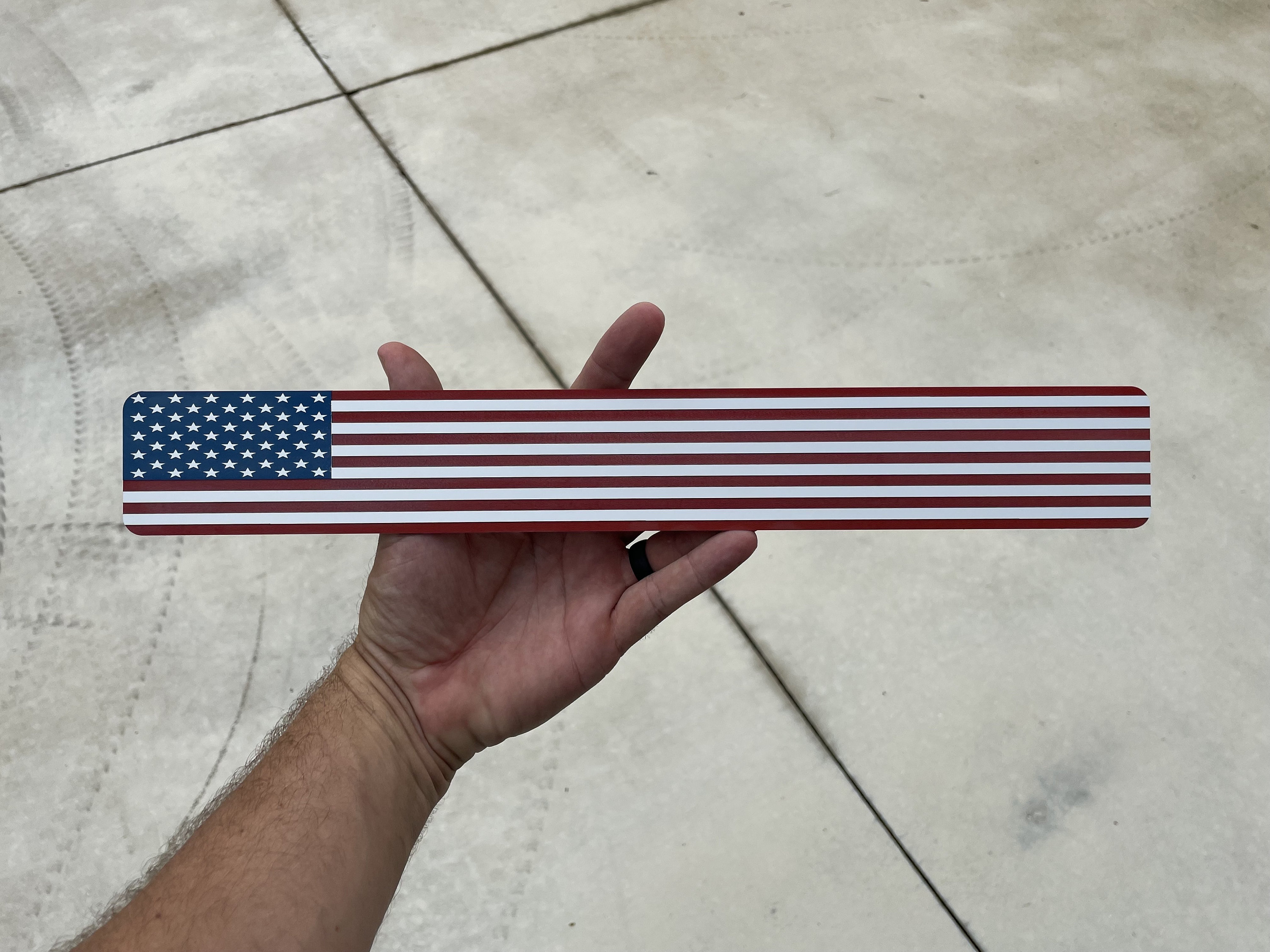 Ezgo Rxv Txt American Flag Badge/emblem Plate- 50 Star American Flag ...